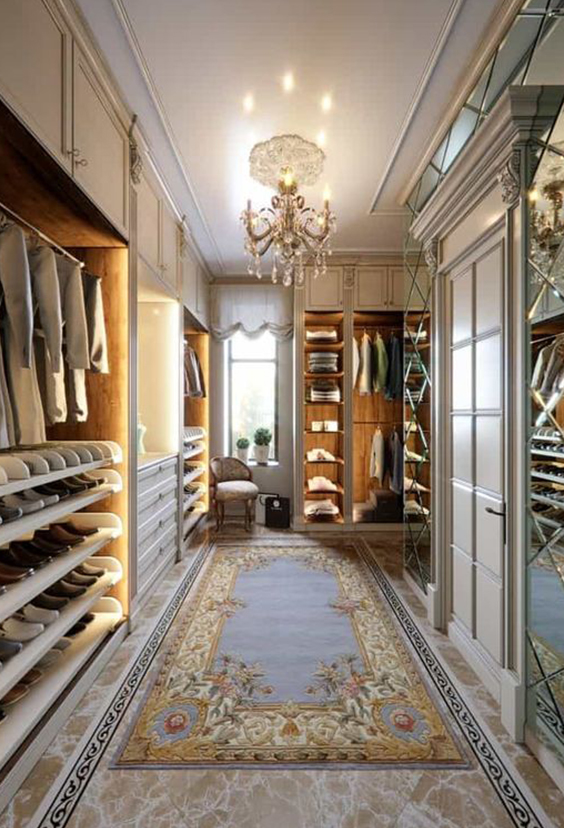 GHID complet pentru amenajarea dressingului. Peste 50 imagini si ...